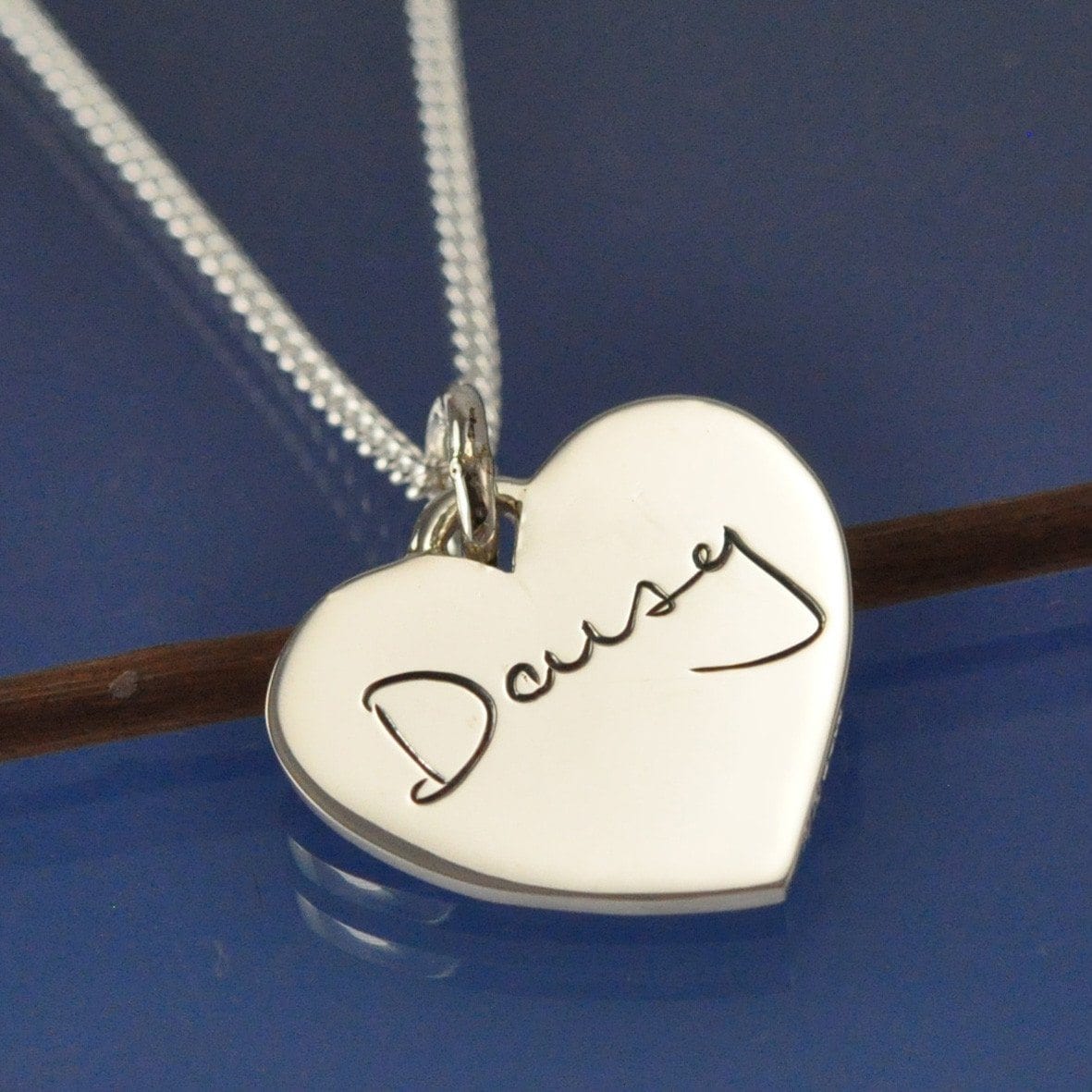 Hand Writing Pendant – Chris Parry Handmade Jewellery