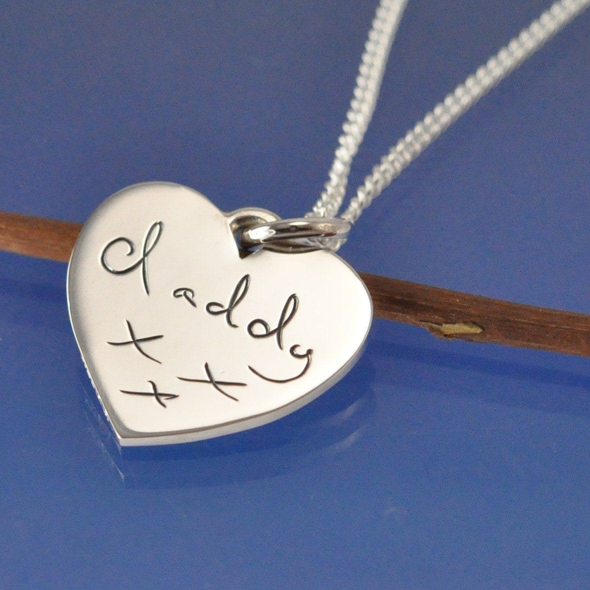 Hand Writing Pendant – Chris Parry Handmade Jewellery