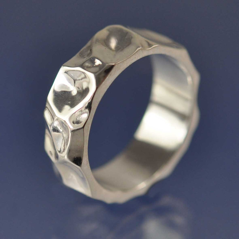 Men's Cremation Ashes Ring | Blacksmith Design