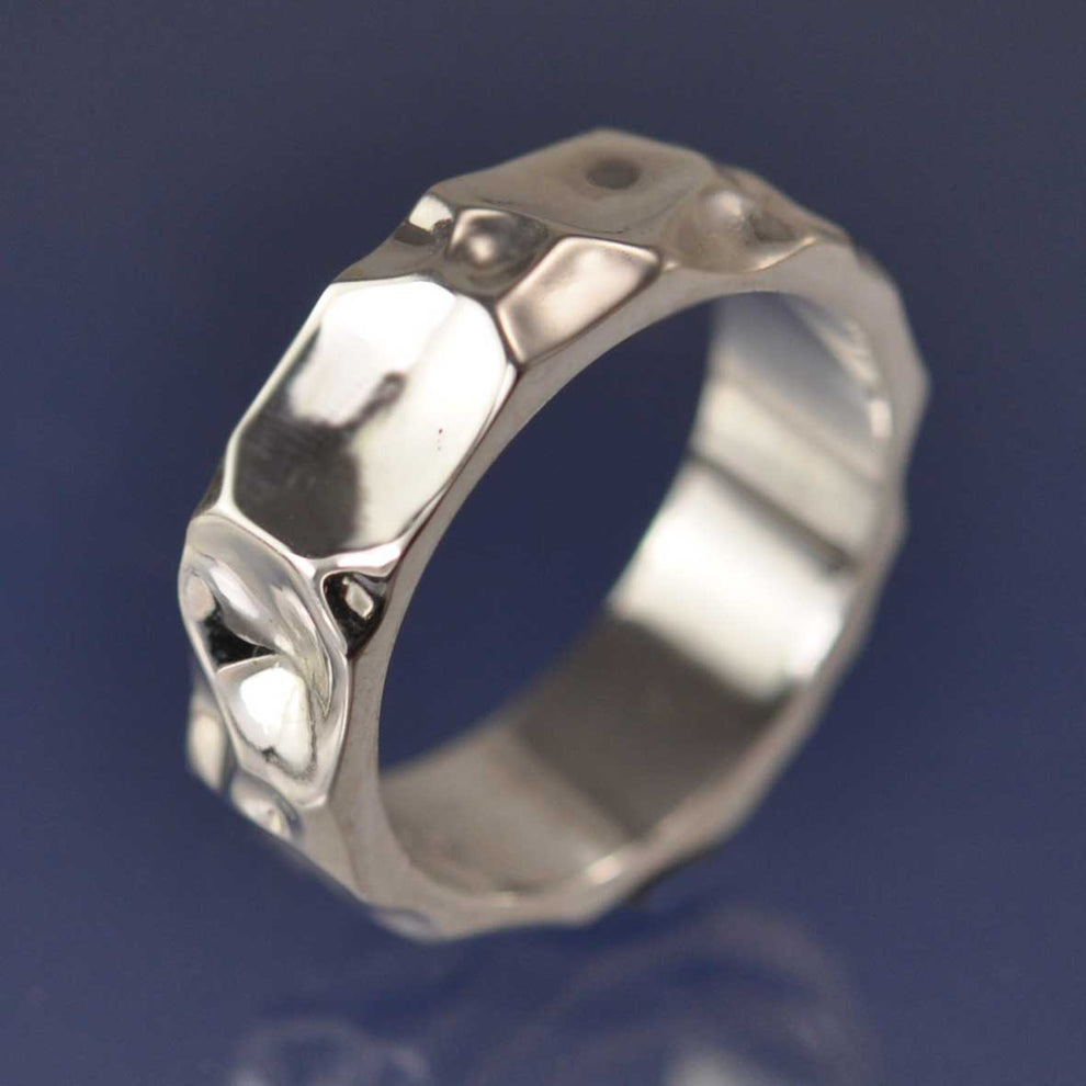 Men's Cremation Ashes Ring | Blacksmith Design