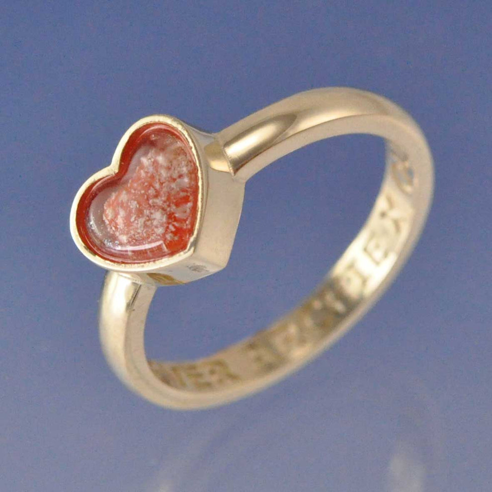 Cremation Ash Ring - Heart – Chris Parry Handmade Jewellery