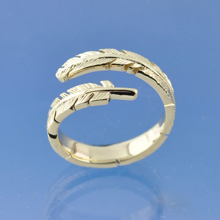 Wrapping Angel Feather Ring with Cremation Ashes – Chris Parry Handmade ...